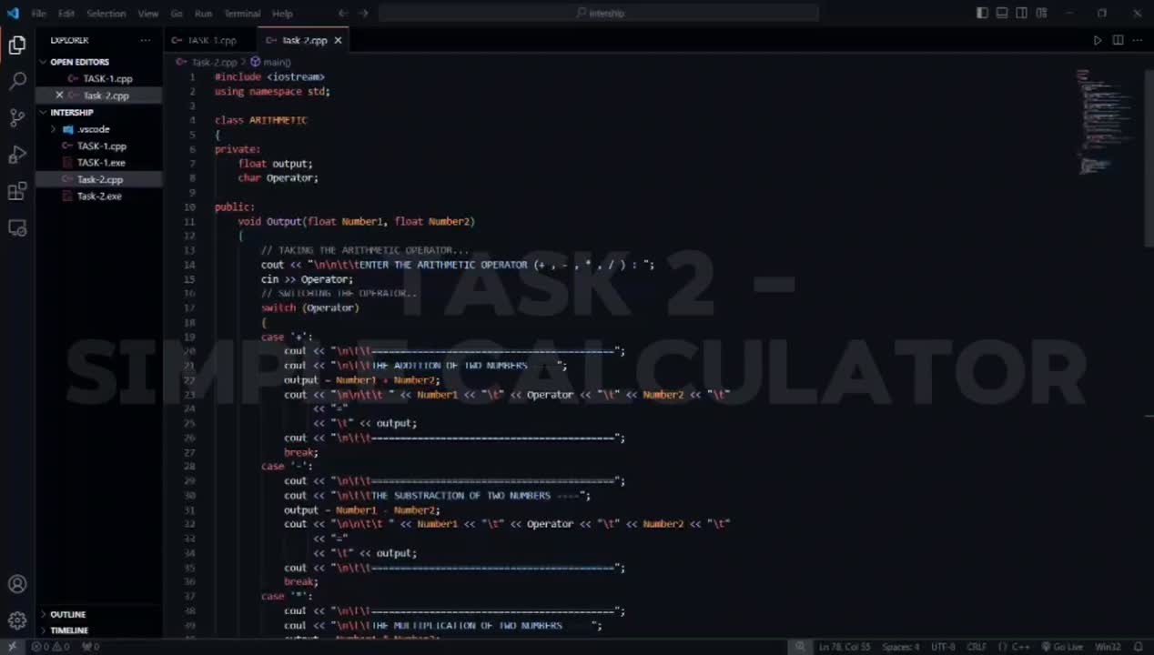 Yash Naik on LinkedIn: #cplusplus #programming #internship #codesoft # ... Yash Naik on LinkedIn: #cplusplus #programming #internship #codesoft # ...