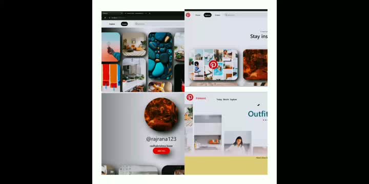 Pinterest clone: HTML, CSS, JS, Node.js, MongoDB | Raj Rana posted on ... Pinterest clone: HTML, CSS, JS, Node.js, MongoDB | Raj Rana posted on ...