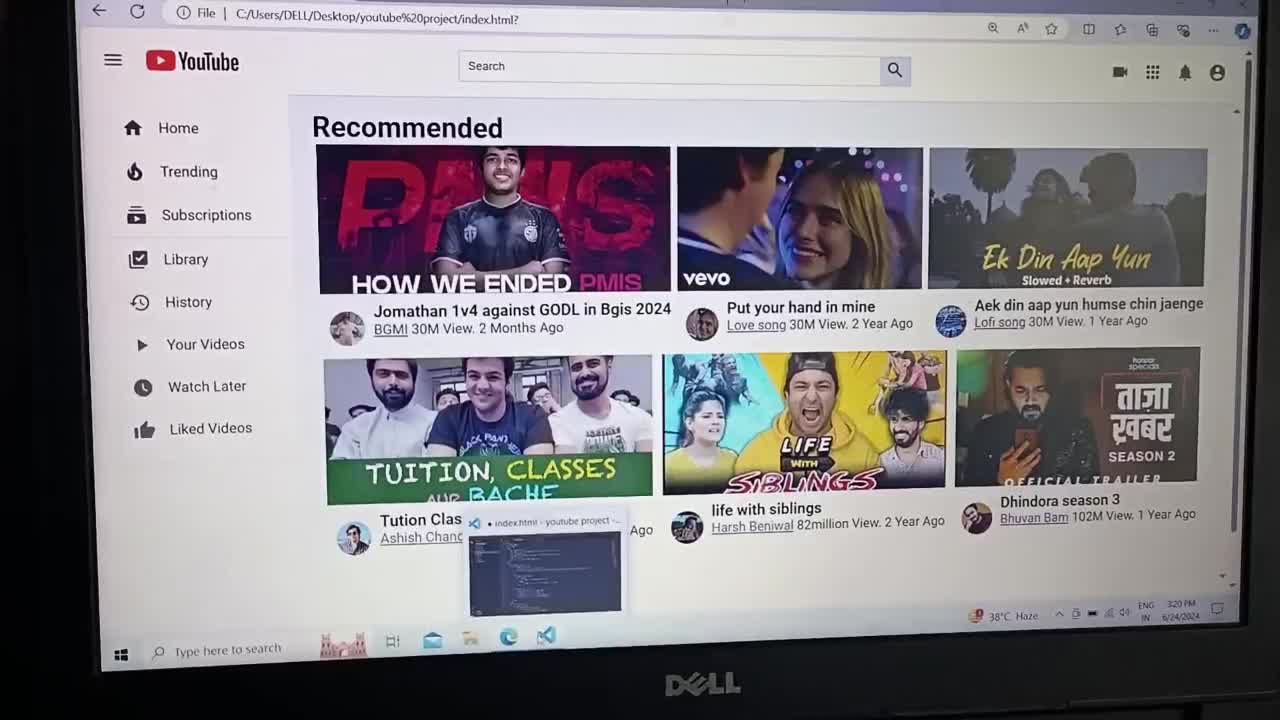 Ritik Singh on LinkedIn: built youtube ui using html css tailwind css ... Ritik Singh on LinkedIn: built youtube ui using html css tailwind css ...
