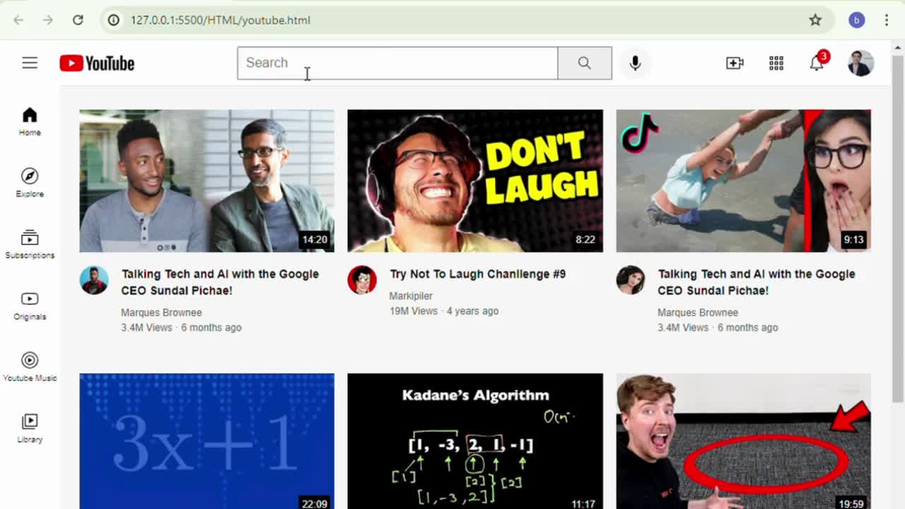 Bisma umar on LinkedIn: #webdevelopment #html #css #youtubeclone # ... Bisma umar on LinkedIn: #webdevelopment #html #css #youtubeclone # ...