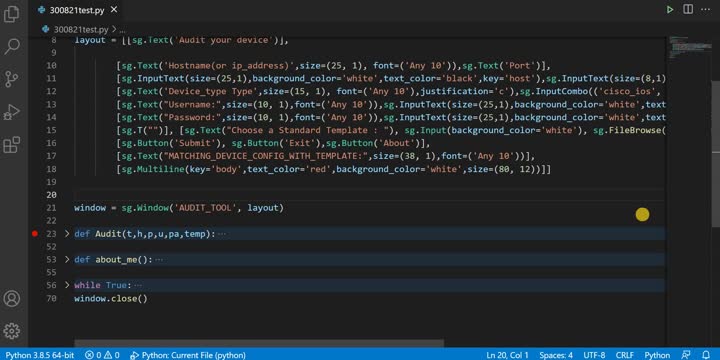 Bhaskar Debnath on LinkedIn: #python #pysimplegui #netmiko Bhaskar Debnath on LinkedIn: #python #pysimplegui #netmiko