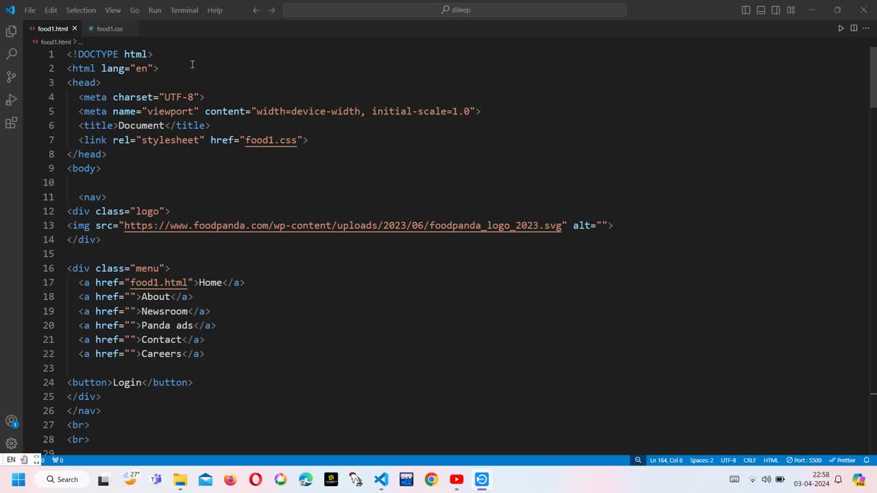 dileep meena on LinkedIn: #foodpanda #pninfosys #html #css #html #css # ... dileep meena on LinkedIn: #foodpanda #pninfosys #html #css #html #css # ...