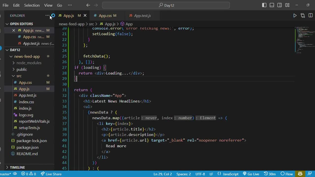 simran parmar on LinkedIn: #30daysofreactchallenge #reactjs # ... simran parmar on LinkedIn: #30daysofreactchallenge #reactjs # ...