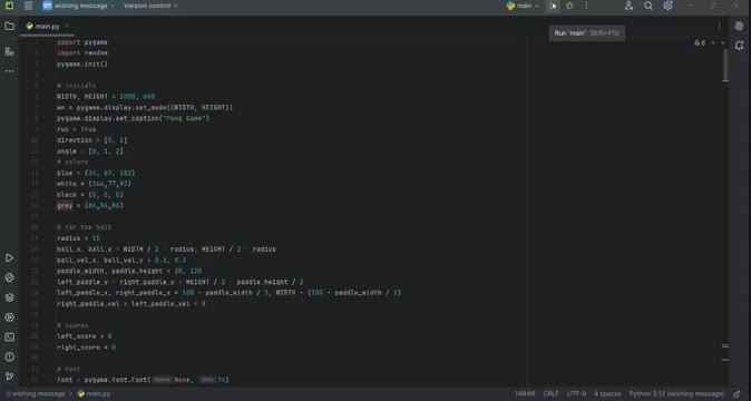 Aarish Siddiqui on LinkedIn: #pong_game #python #internpe Aarish Siddiqui on LinkedIn: #pong_game #python #internpe
