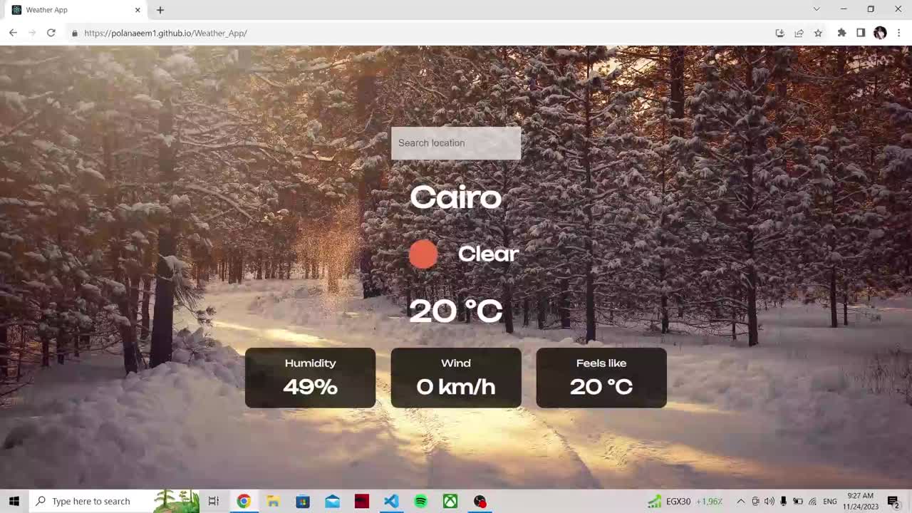 Pola Naeem on LinkedIn: Weather App Tools: React js Material UI CSS ... Pola Naeem on LinkedIn: Weather App Tools: React js Material UI CSS ...