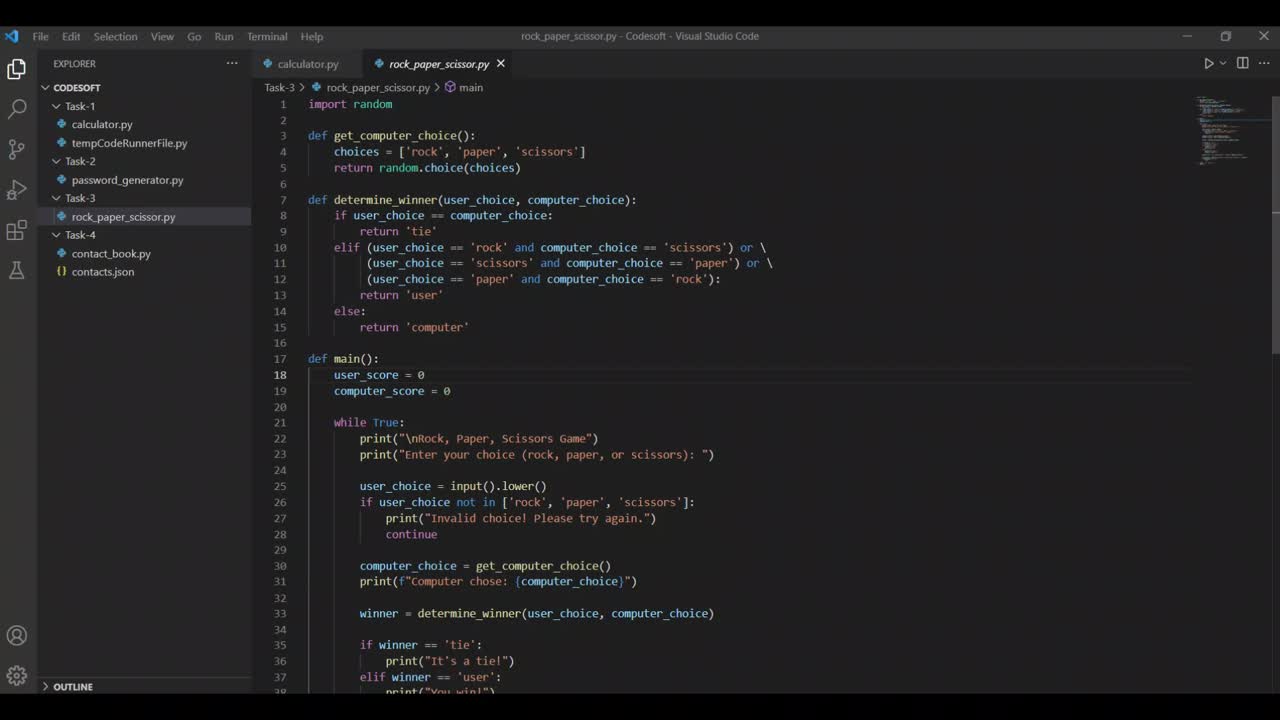 Deepesh kumar on LinkedIn: #codsoft #internship #python # ... Deepesh kumar on LinkedIn: #codsoft #internship #python # ...