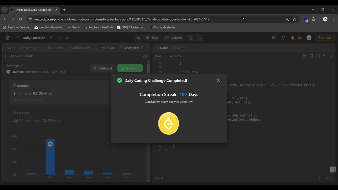 Tanish Rai on LinkedIn: #leetcode #coding #consistency #100daysofcode # ... Tanish Rai on LinkedIn: #leetcode #coding #consistency #100daysofcode # ...