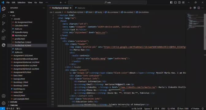 Maria Rao on LinkedIn: #webdevelopment #html #css Maria Rao on LinkedIn: #webdevelopment #html #css