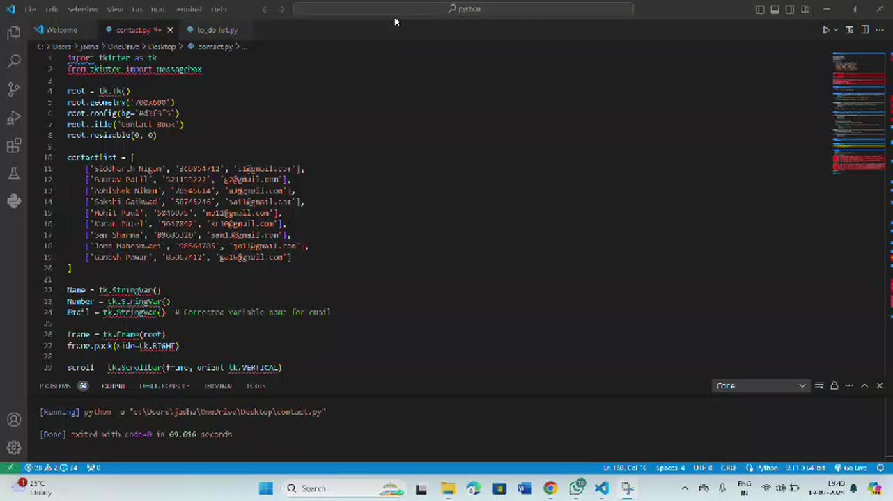 Bhagyashri Chavan on LinkedIn: #python #coding #programming # ... Bhagyashri Chavan on LinkedIn: #python #coding #programming # ...