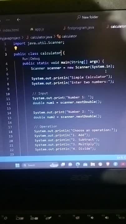 jay sahu on LinkedIn: Completed the task 1 of calculator in Java ... jay sahu on LinkedIn: Completed the task 1 of calculator in Java ...