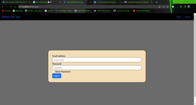 Suraj Jawrani on LinkedIn: #react #githubapp #firebaseauthentication # ... Suraj Jawrani on LinkedIn: #react #githubapp #firebaseauthentication # ...