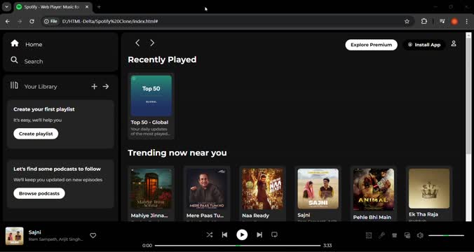 Sakshi Chourasia on LinkedIn: #webdevelopment #html #css #spotifyclone ... Sakshi Chourasia on LinkedIn: #webdevelopment #html #css #spotifyclone ...