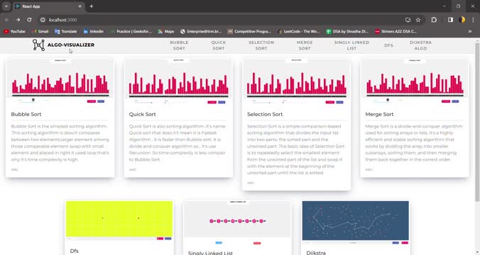 Akash Pandey on LinkedIn: #connections #algorithmvisualizer #codingmagic Akash Pandey on LinkedIn: #connections #algorithmvisualizer #codingmagic