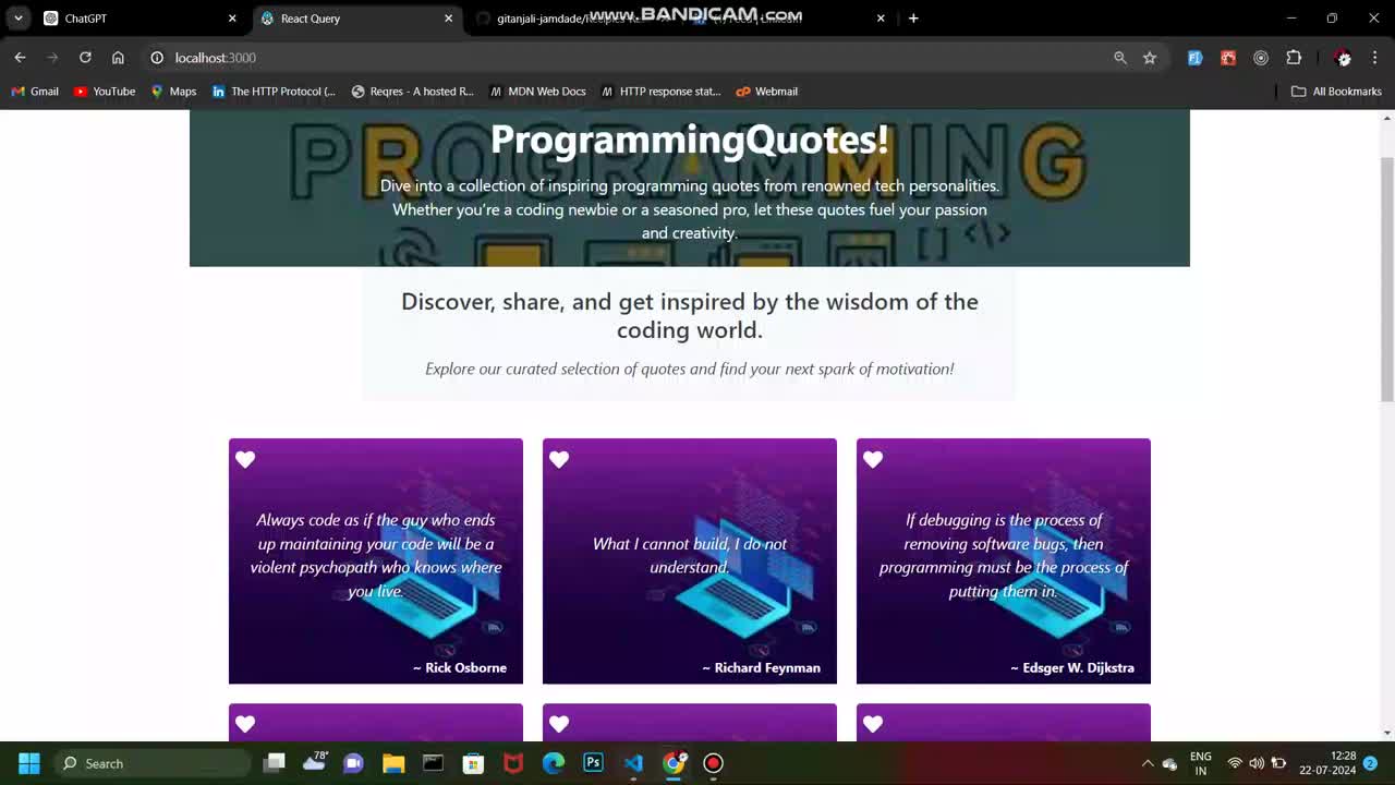 Gitanjali Jamdade on LinkedIn: #react #reactquery #bootstrap # ... Gitanjali Jamdade on LinkedIn: #react #reactquery #bootstrap # ...