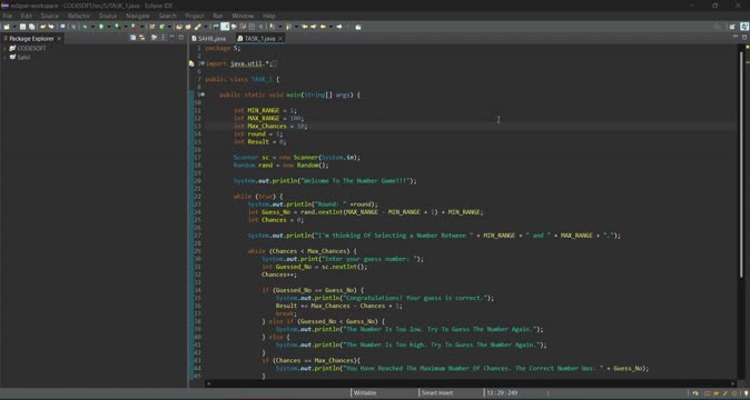 SAHIL JOSHI on LinkedIn: #java #coding #internship #softwaredevelopment ... SAHIL JOSHI on LinkedIn: #java #coding #internship #softwaredevelopment ...