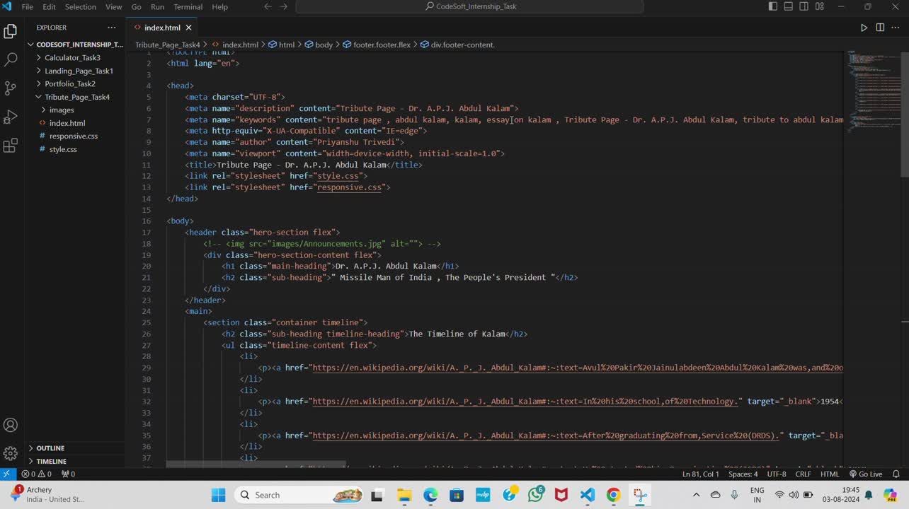 KUNAL PATHAK on LinkedIn: #codesoft #internship #gratitude #learning KUNAL PATHAK on LinkedIn: #codesoft #internship #gratitude #learning