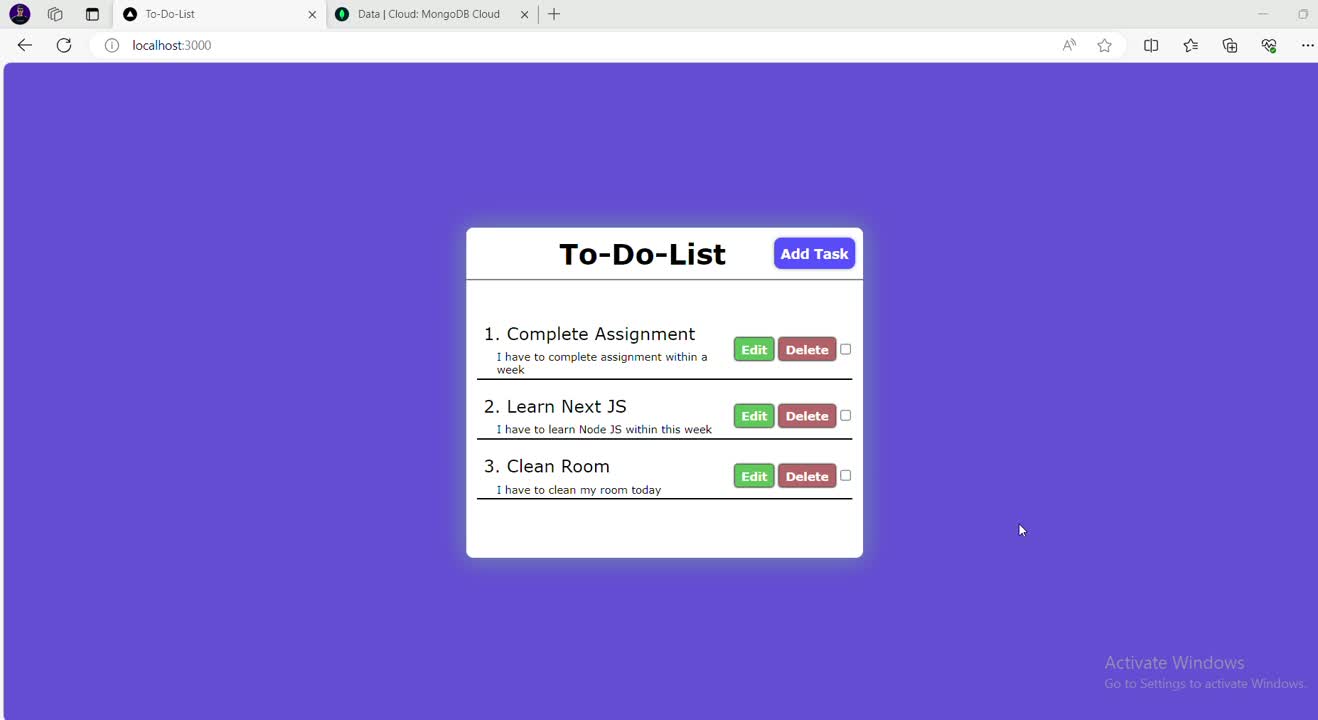 Biraj Lamichhane on LinkedIn: A fullstack To-Do-List created by using ... Biraj Lamichhane on LinkedIn: A fullstack To-Do-List created by using ...