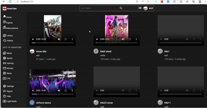 Aman Mishra on LinkedIn: Hi Everyone i am created Youtube using React ... Aman Mishra on LinkedIn: Hi Everyone i am created Youtube using React ...