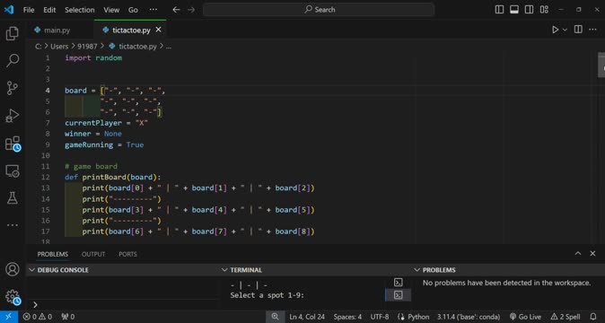 Divya Patel on LinkedIn: #internpe #python #tictactoe #gamedevelopment ... Divya Patel on LinkedIn: #internpe #python #tictactoe #gamedevelopment ...