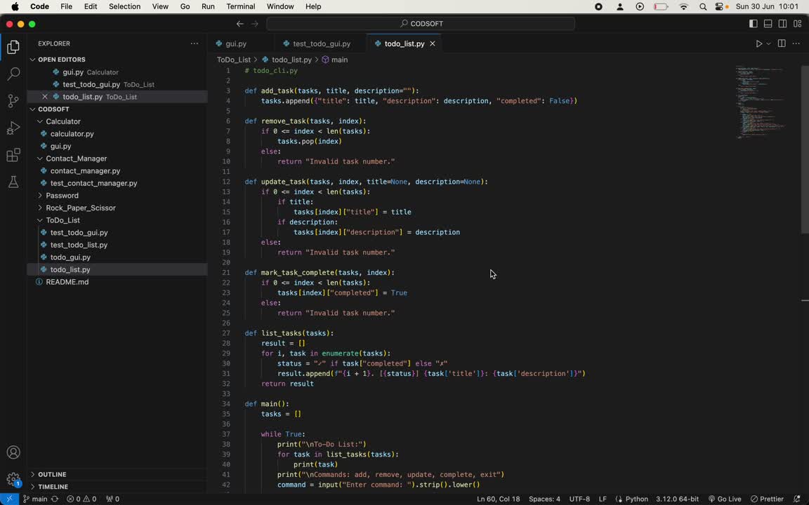 Khumo Mogotlhe on LinkedIn: #python #coding #programming #tech #codsoft ... Khumo Mogotlhe on LinkedIn: #python #coding #programming #tech #codsoft ...