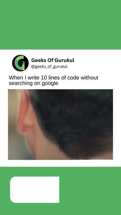 Geeks of Gurukul on LinkedIn: MEME Geeks of Gurukul on LinkedIn: MEME