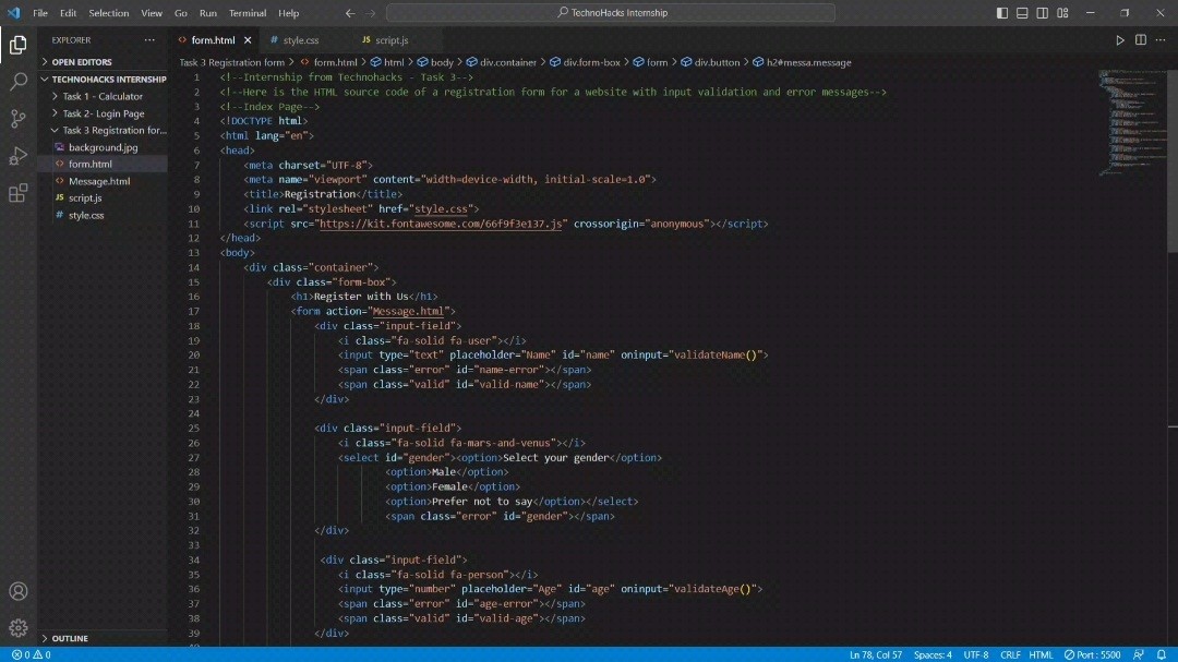 Aditya Kumar Behera on LinkedIn: #task3 #html #css #javascript # ... Aditya Kumar Behera on LinkedIn: #task3 #html #css #javascript # ...