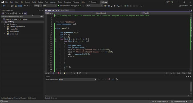 Aditya Bakshi on LinkedIn: Just I learned 2d array by Love Babbar first ... Aditya Bakshi on LinkedIn: Just I learned 2d array by Love Babbar first ...