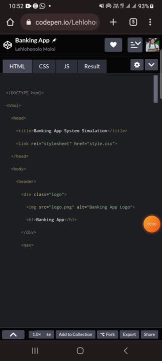 Lehlohonolo Clinton Moloi on LinkedIn: #html #css #js #it Lehlohonolo Clinton Moloi on LinkedIn: #html #css #js #it