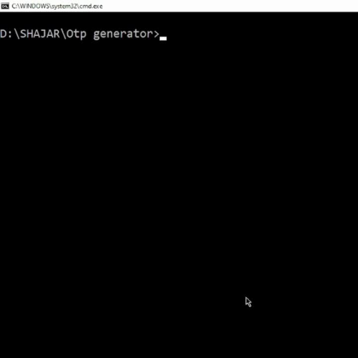 Shajar Abbas on LinkedIn: #typescript #otpgenerator Shajar Abbas on LinkedIn: #typescript #otpgenerator