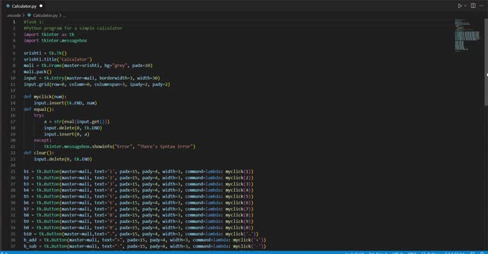 Srishti Mali on LinkedIn: #internship #python #internpe Srishti Mali on LinkedIn: #internship #python #internpe