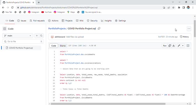 Abhit Anand on LinkedIn: #sql #dataexploration #covid19data # ... Abhit Anand on LinkedIn: #sql #dataexploration #covid19data # ...
