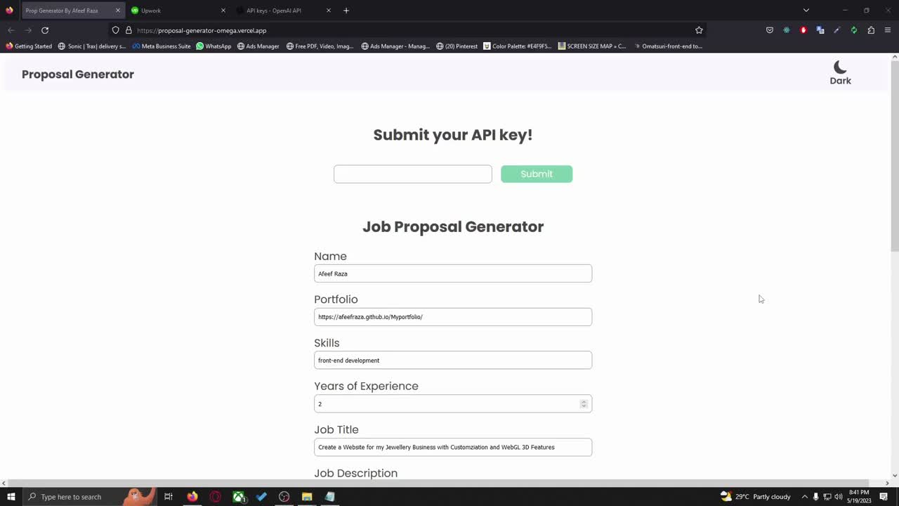 Afeef Raza 🌟 on LinkedIn: #ai #upwork #reactjs #nextjs #openai #chatgpt ... Afeef Raza 🌟 on LinkedIn: #ai #upwork #reactjs #nextjs #openai #chatgpt ...