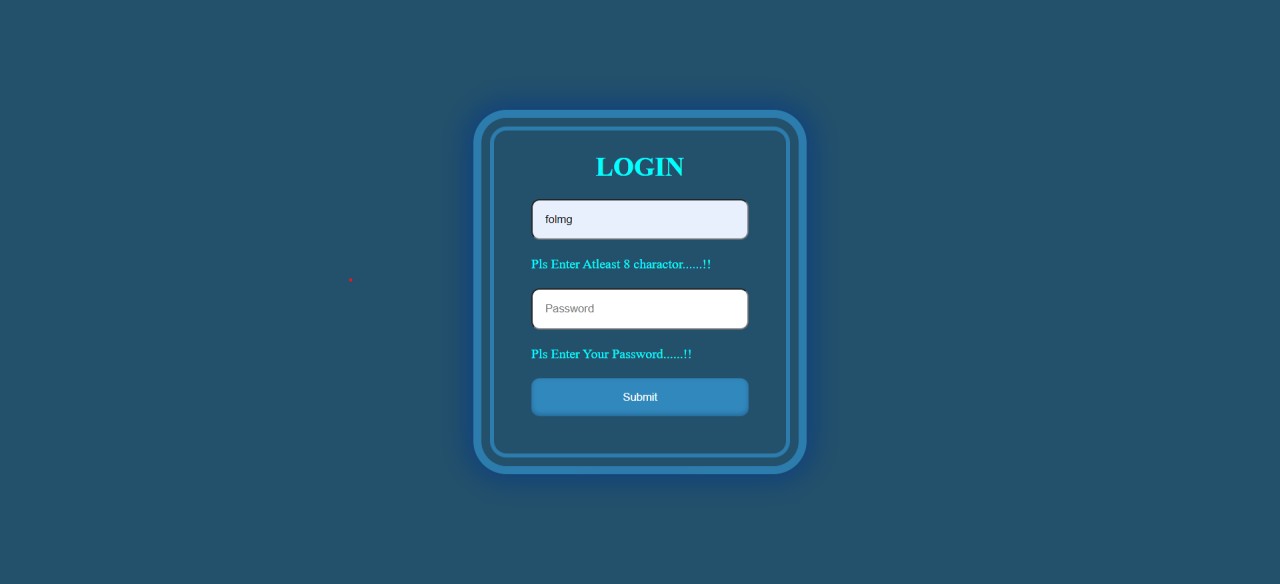 Mahipalkumar Dhanani on LinkedIn: Login Form Validation Using HTML, CSS ... Mahipalkumar Dhanani on LinkedIn: Login Form Validation Using HTML, CSS ...