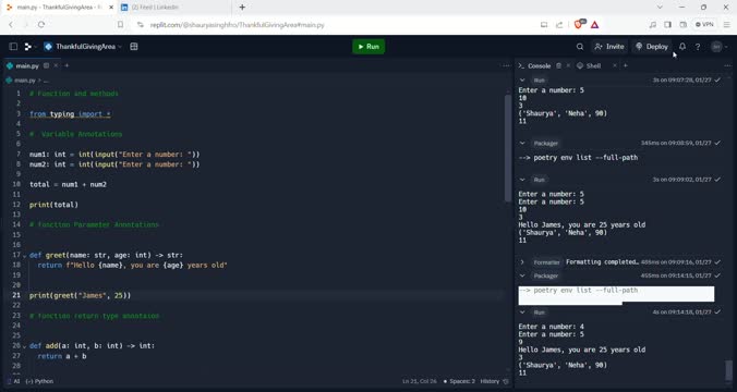 Shaurya Singh on LinkedIn: #python #programming #annotations # ... Shaurya Singh on LinkedIn: #python #programming #annotations # ...
