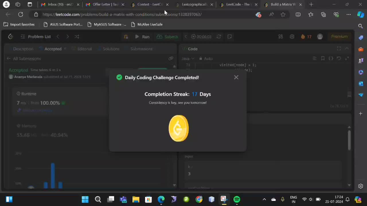 Ananya Madanala on LinkedIn: #leetcode #coding #problemsolving # ... Ananya Madanala on LinkedIn: #leetcode #coding #problemsolving # ...