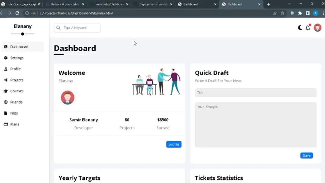 Samir Elanany on LinkedIn: template with html / css / js / scrollReveal ... Samir Elanany on LinkedIn: template with html / css / js / scrollReveal ...