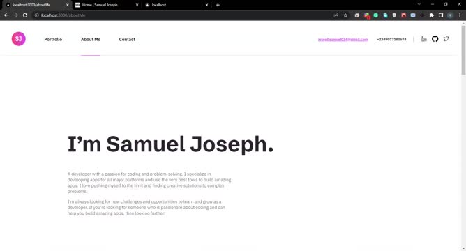 Samuel Joseph on LinkedIn: #react #reactjs #website #webdevelopment Samuel Joseph on LinkedIn: #react #reactjs #website #webdevelopment