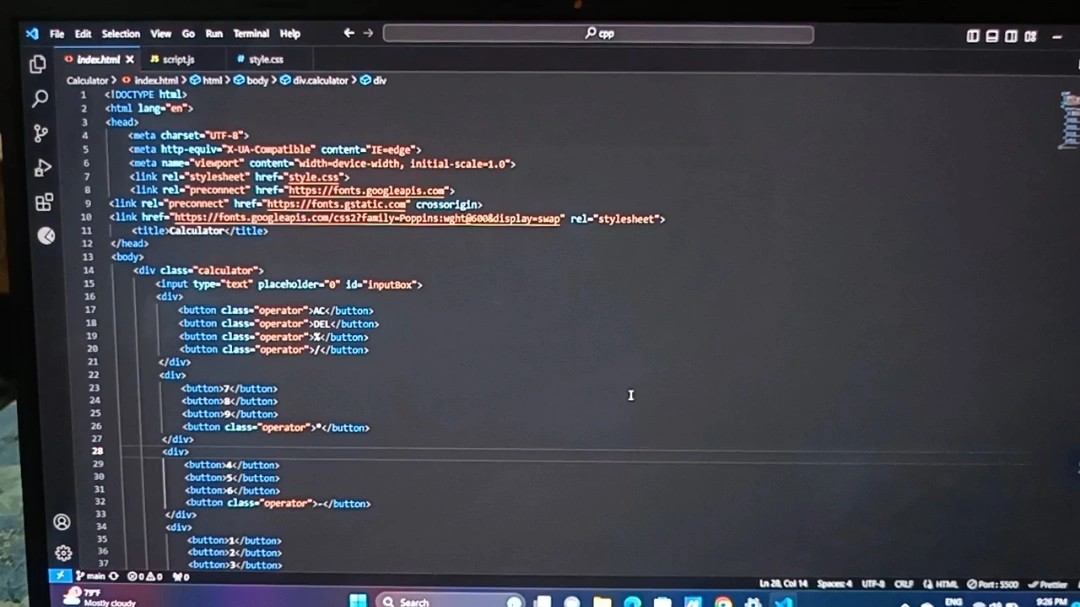 Hrudananda Barik on LinkedIn: I made a Calculator using HTML, CSS ... Hrudananda Barik on LinkedIn: I made a Calculator using HTML, CSS ...