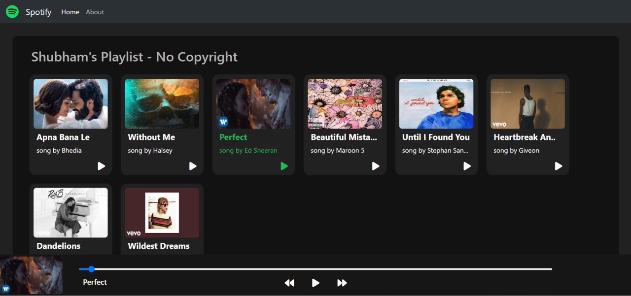Shubham Chaudhari on LinkedIn: #webdevelopment #javascript #spotifyclone Shubham Chaudhari on LinkedIn: #webdevelopment #javascript #spotifyclone