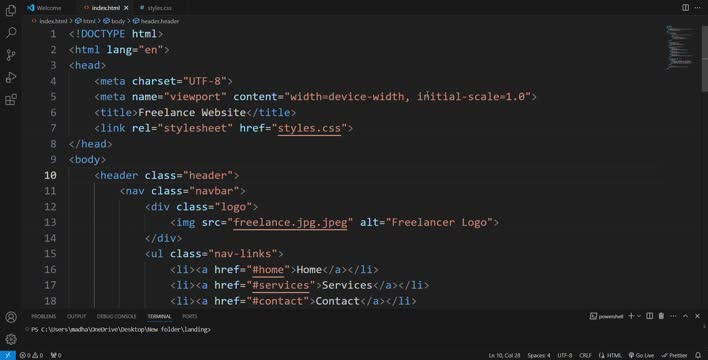 MADHAV BOLLU on LinkedIn: #internship #codsoft #webdevelopment #landingpage MADHAV BOLLU on LinkedIn: #internship #codsoft #webdevelopment #landingpage