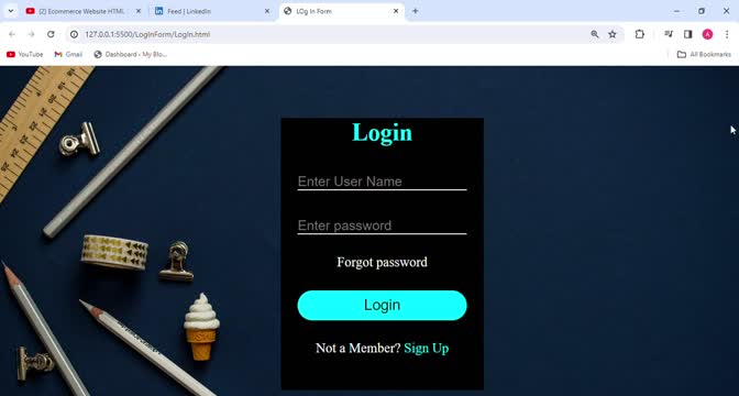 Created a login form using HTML and CSS | Awais dahri posted on the ... Created a login form using HTML and CSS | Awais dahri posted on the ...