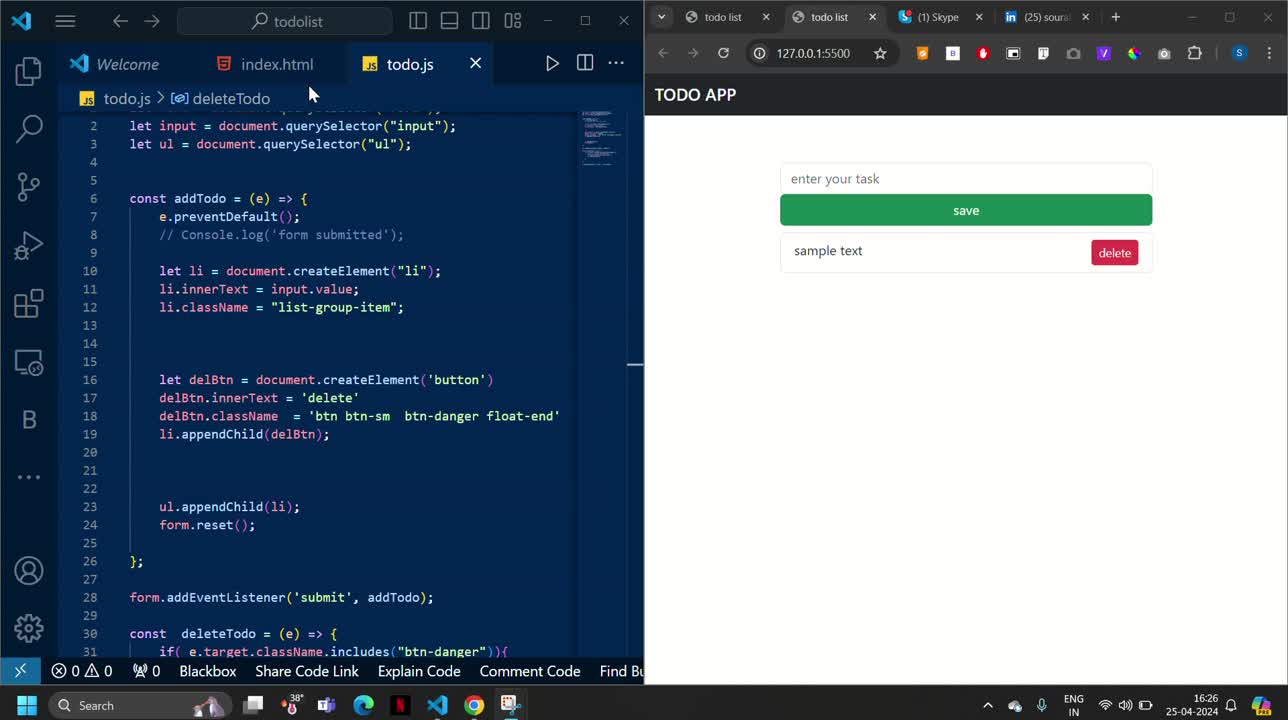 sourabh kirar on LinkedIn: #javascript #coding #development #todolist # ... sourabh kirar on LinkedIn: #javascript #coding #development #todolist # ...