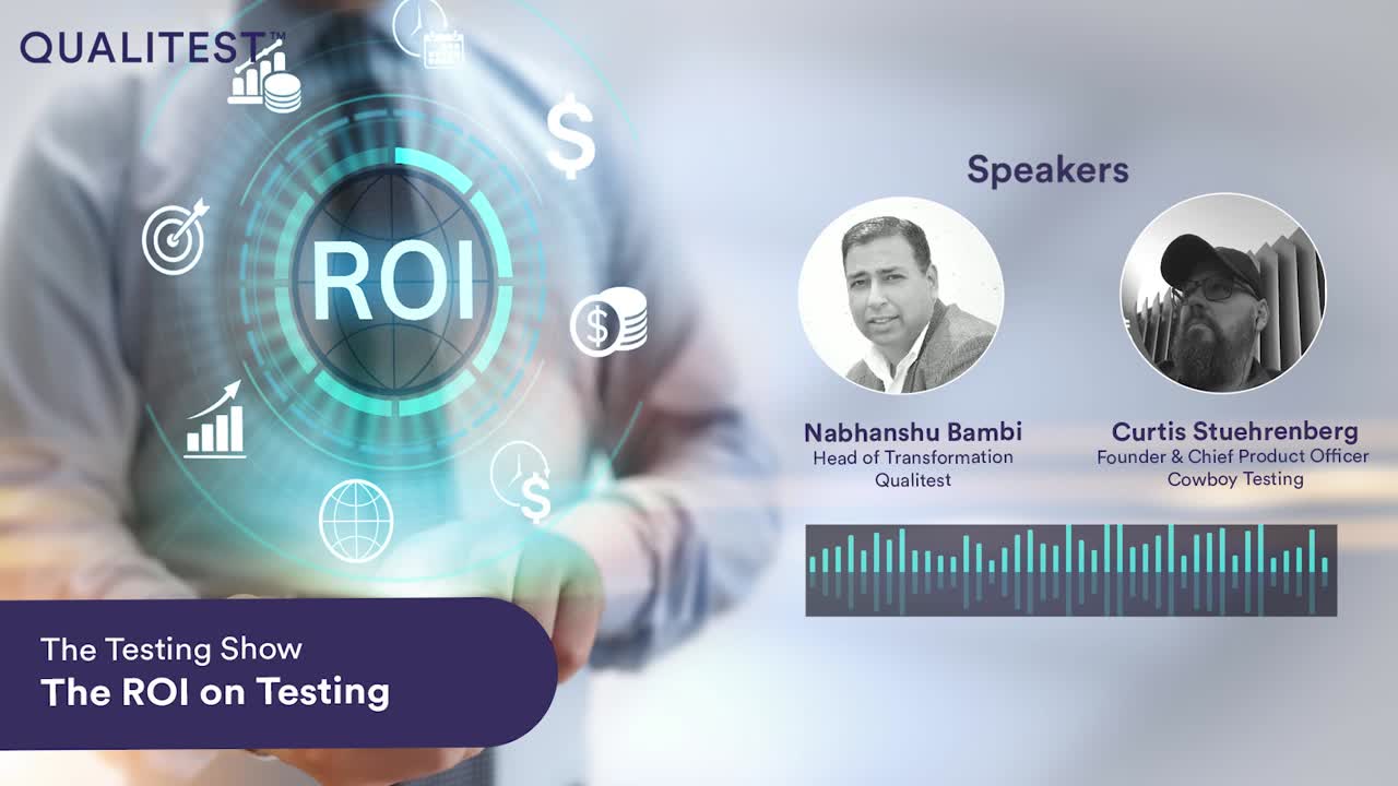 Qualitest on LinkedIn: The Testing Show: The ROI on Testing Qualitest on LinkedIn: The Testing Show: The ROI on Testing