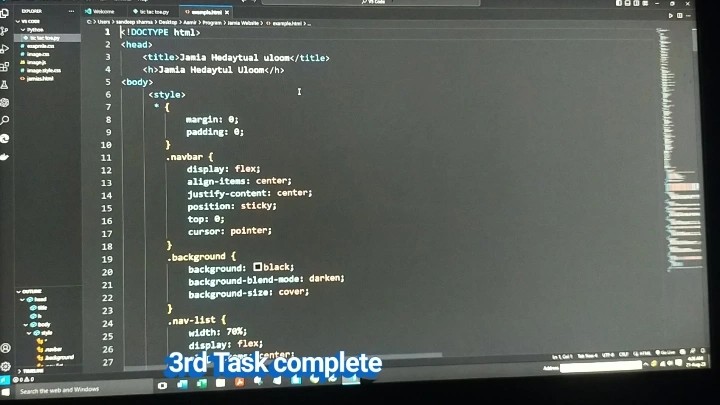 Aamir Farid on LinkedIn: #html #css #codealpha #webdevelopment Aamir Farid on LinkedIn: #html #css #codealpha #webdevelopment