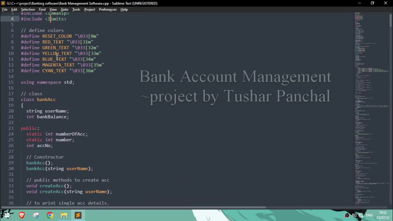 Tushar Panchal on LinkedIn: #cplusplus #oop #banking #github #opensource Tushar Panchal on LinkedIn: #cplusplus #oop #banking #github #opensource