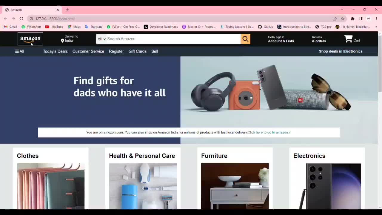Sudhanshu Mishra on LinkedIn: #html #css #project #amazon Sudhanshu Mishra on LinkedIn: #html #css #project #amazon