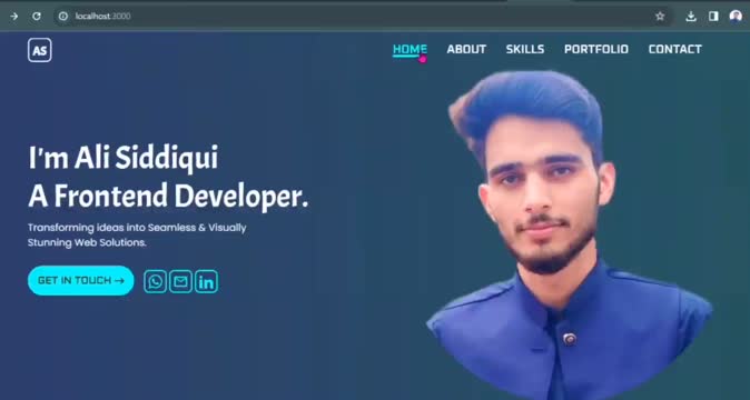 Ali Siddiqui on LinkedIn: #portfoliowebsite #reactjs Ali Siddiqui on LinkedIn: #portfoliowebsite #reactjs