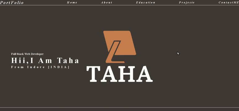 Taha . on LinkedIn: Made a Porfolio of mine using HTML CSS and React… Taha . on LinkedIn: Made a Porfolio of mine using HTML CSS and React…