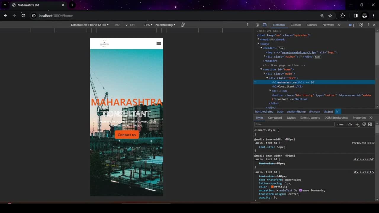 I created a single-page website for an internship task in three days ... I created a single-page website for an internship task in three days ...