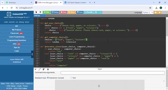 Sakshi Kakade on LinkedIn: #codsoft #codsoft #internship Sakshi Kakade on LinkedIn: #codsoft #codsoft #internship